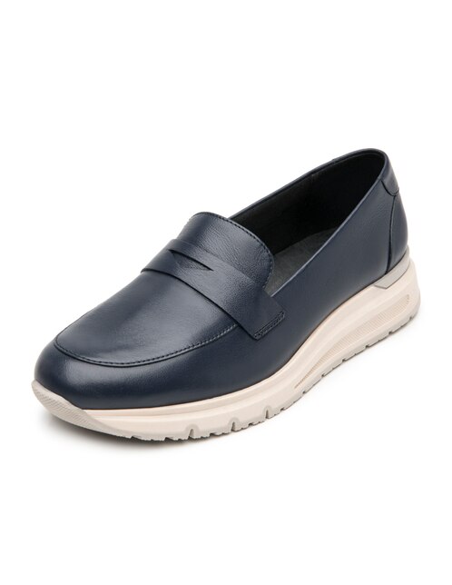 Mocasín Flexi de piel para mujer 9