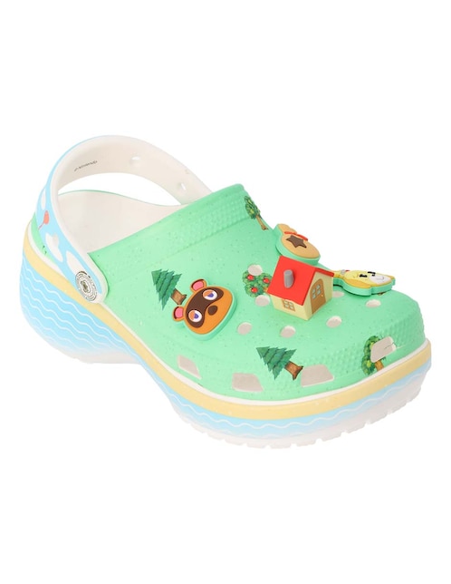 Sandalia Crocs Animal Crossing para mujer 1