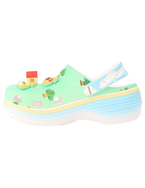 Sandalia Crocs Animal Crossing para mujer 4