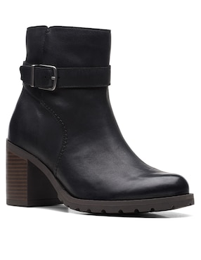 Botín arriba del tobillo Clarks de piel para mujer